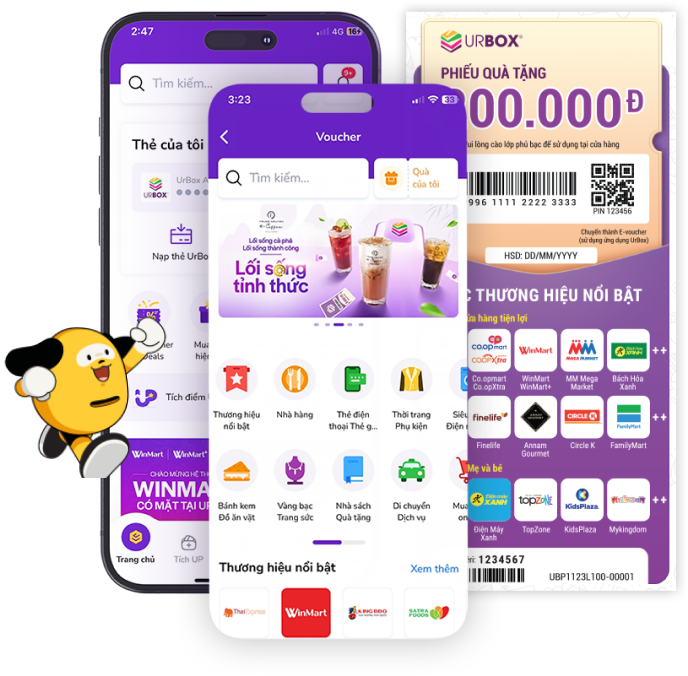 Khám phá Voucher UrBox linh hoạt với thẻ giấy và e-voucher